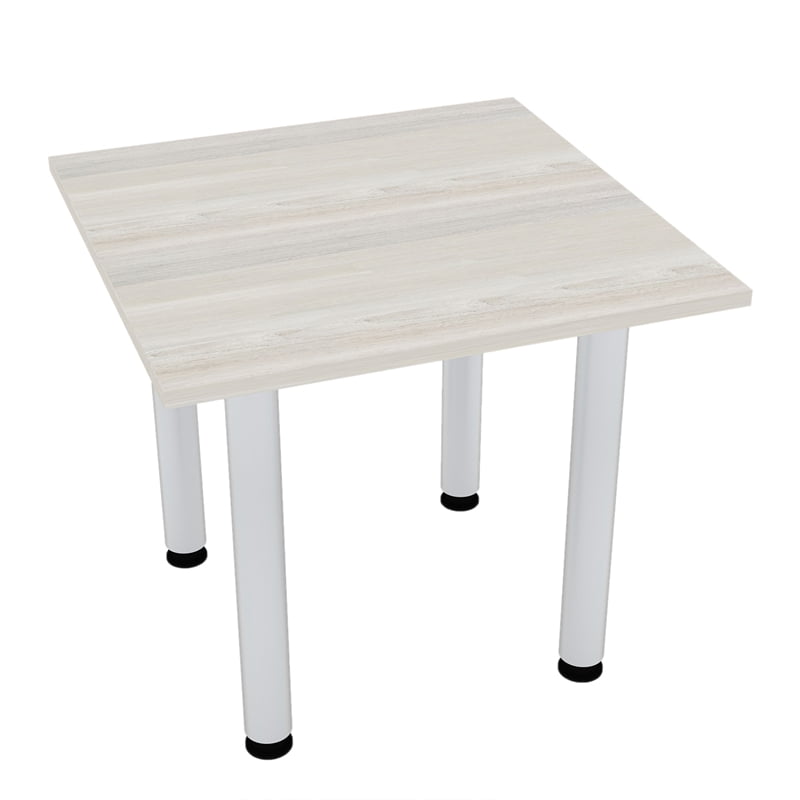 34 Small Square Conference Table Post Legs Engineered Wood Sea Salt ...