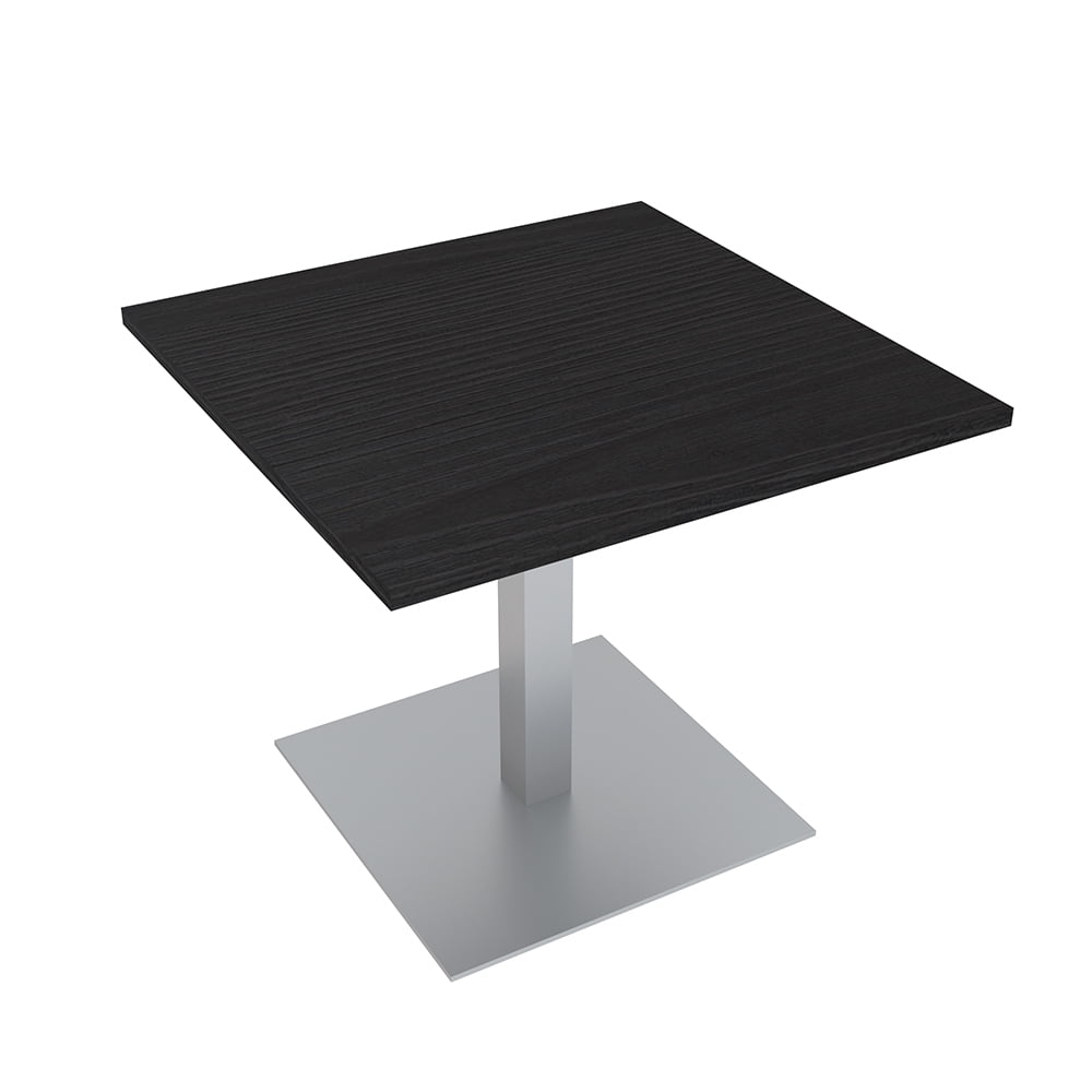 34" Small Square Table Square Metal Base Conference Room Breakroom ...