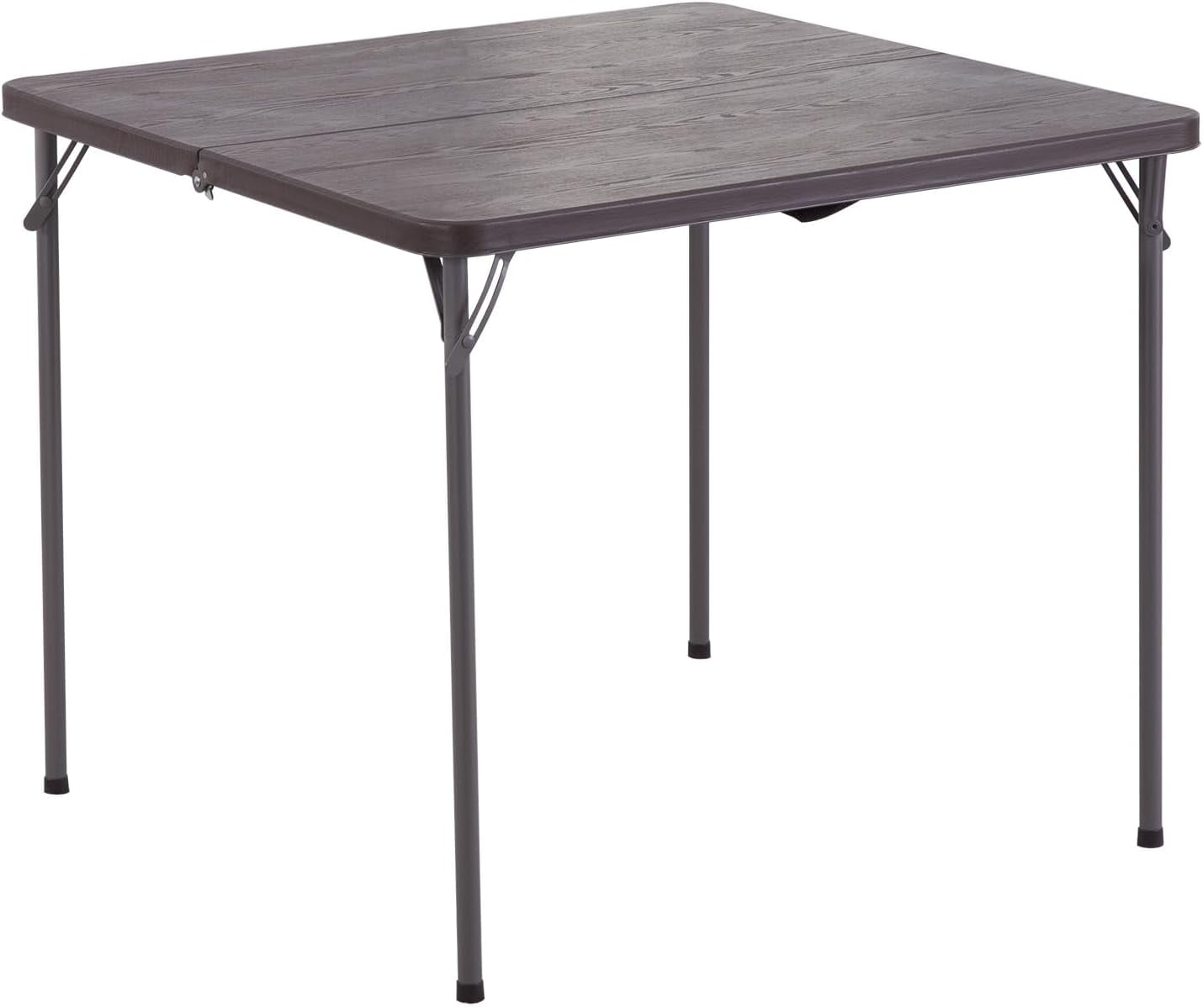34" Square Folding Card Table, Plastic Folding Tables, Portable Fold Up ...