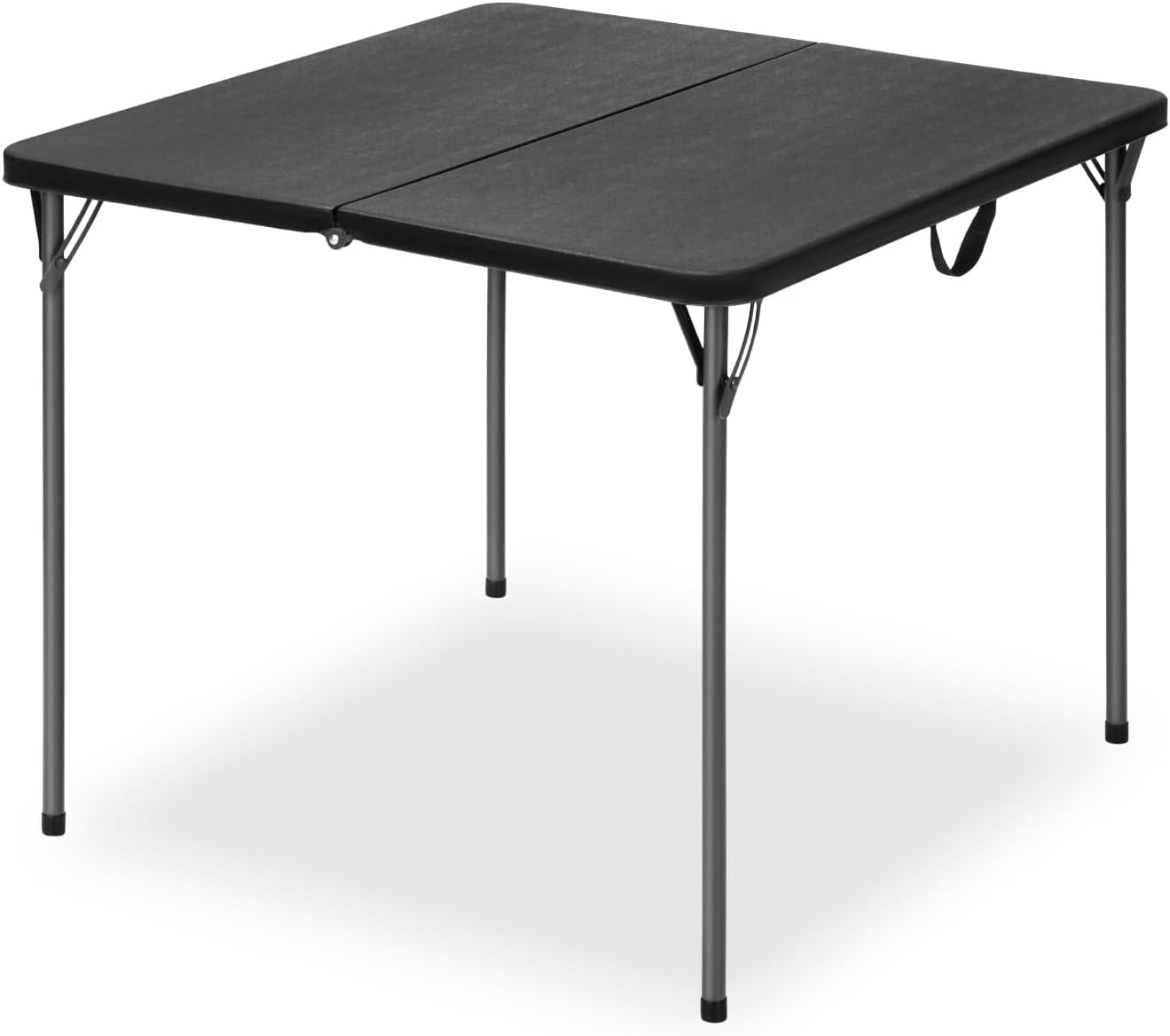 34" Square Folding Table for 4 Person, 330lbs Weight Capacity Foldable ...