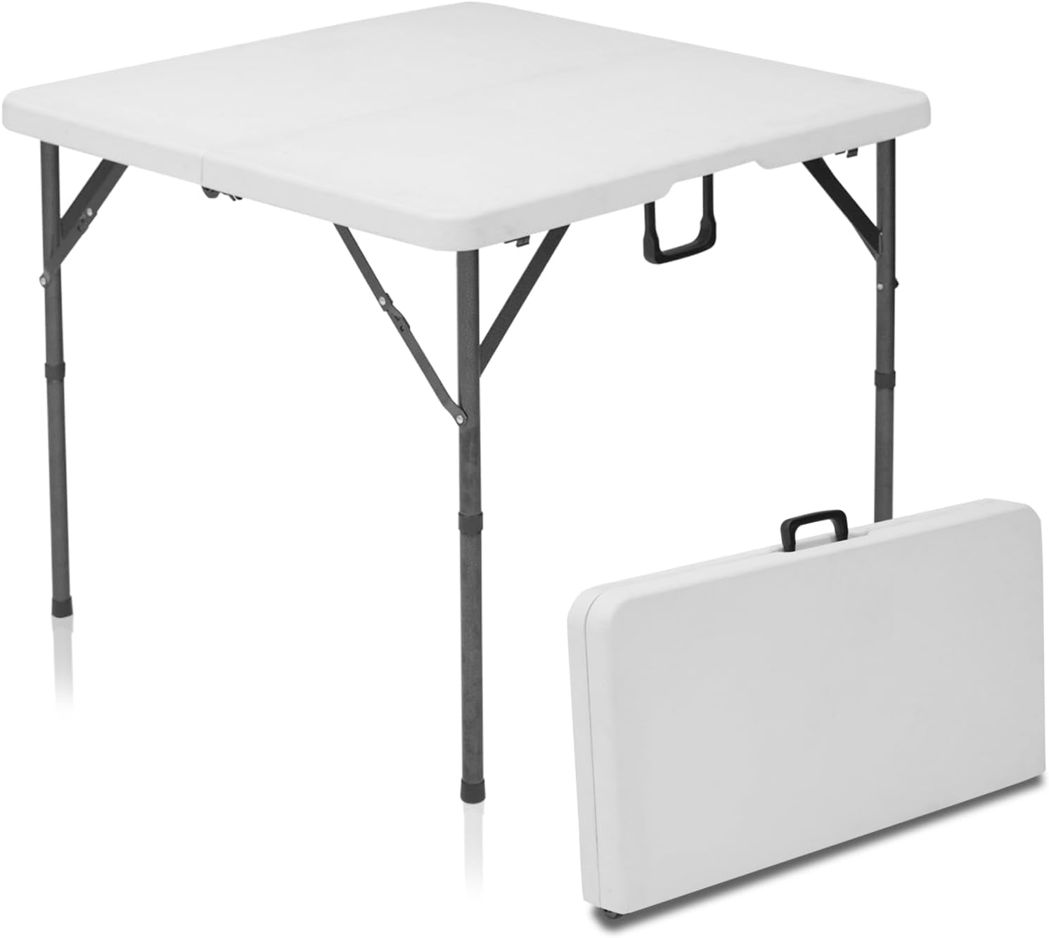 34" Square Folding Table Outdoor Foldable Folding Table,Perfect for ...