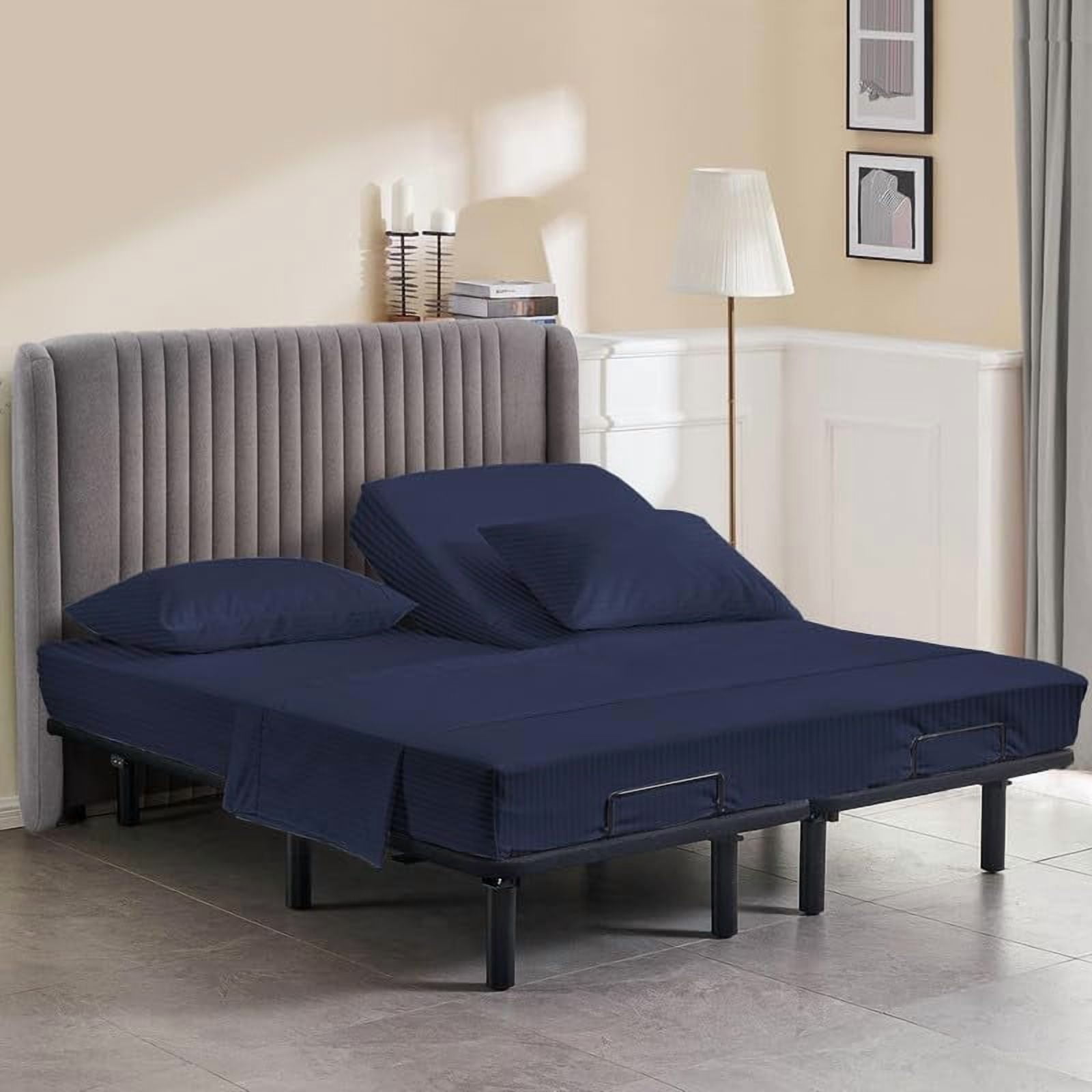 34" Top Split Flex Head Queen Size, 500TC Sheet Set - Supima Cotton ...