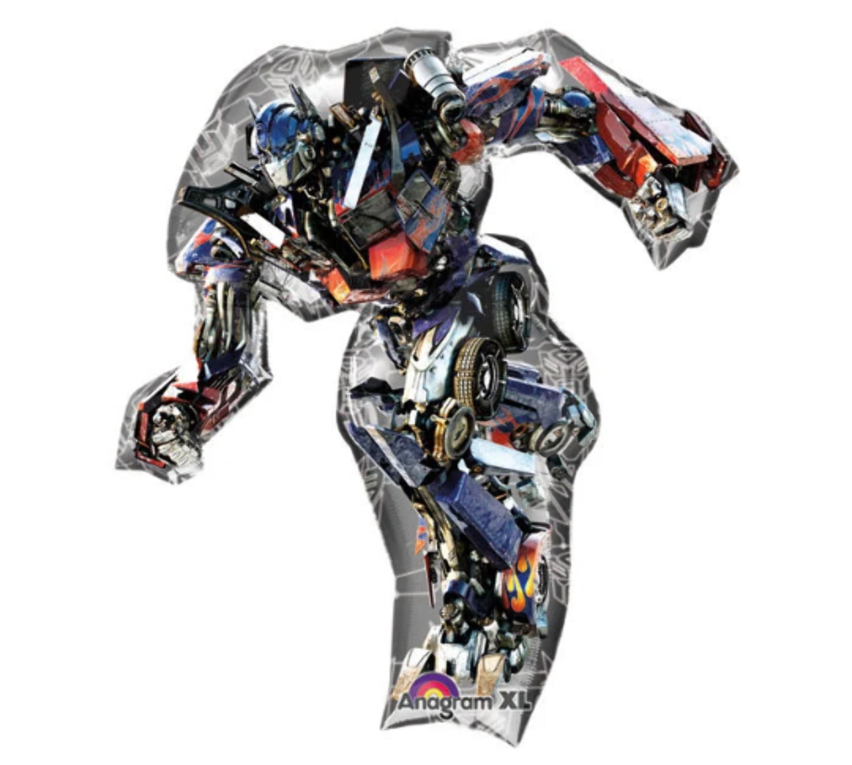 34 Transformers OPTIMUS PRIME Shape Balloon Large Foil Mylar Balloon ...