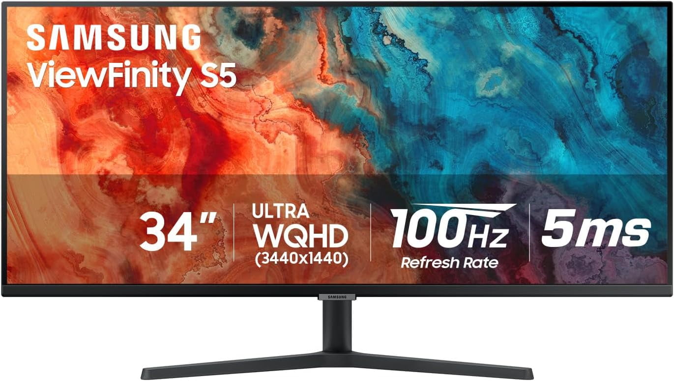 34" ViewFinity S50GC Series Ultrawide QHD Monitor, 100Hz, 5ms, HDR10 ...