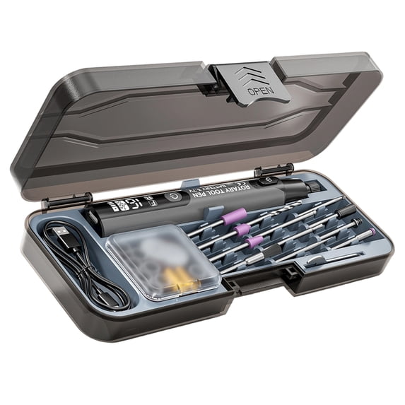 34 in 1 Engraving Set Digital Tool LED Light 6 Speed Modifiable 16000 ...