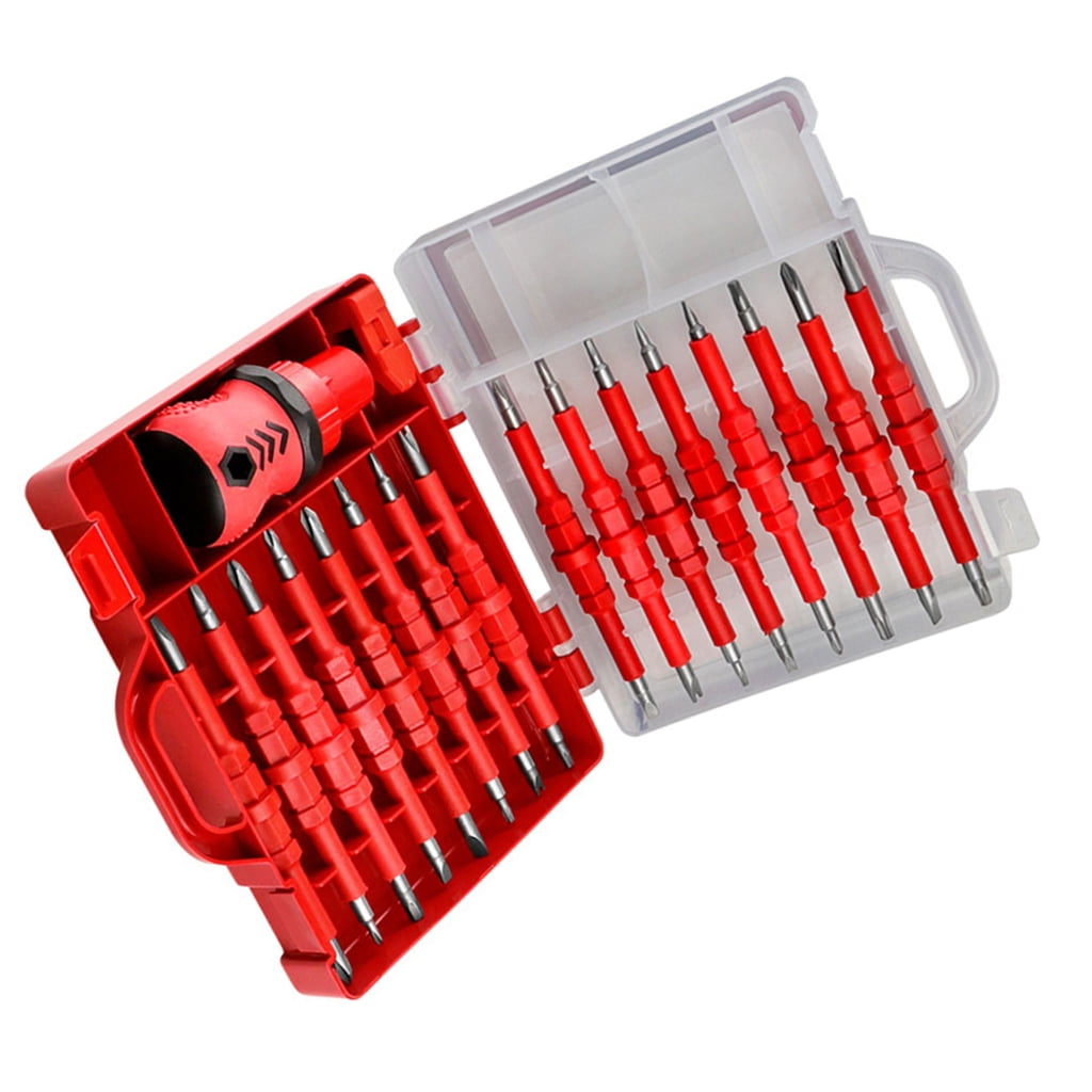 34 in 1 Magnetic Screwdriver Set Multipurpose Electrican Ratchet Hand ...