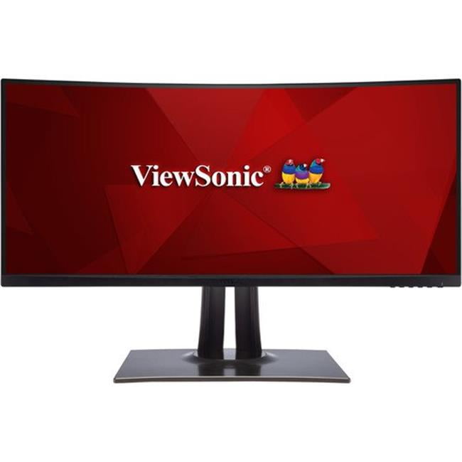 34 in. Ultra-Wide 100 Hz Freesync ColorPro Curved Monitor, 3440 x 1440 ...