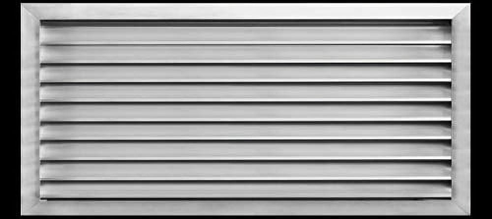 34"w X 20"h Aluminum Outdoor Weather Proof Louver - Rain & Waterproof ...