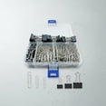 340 PCS Paper Clips and Binder Clips Assorted Sizes, Large Medium Small ...