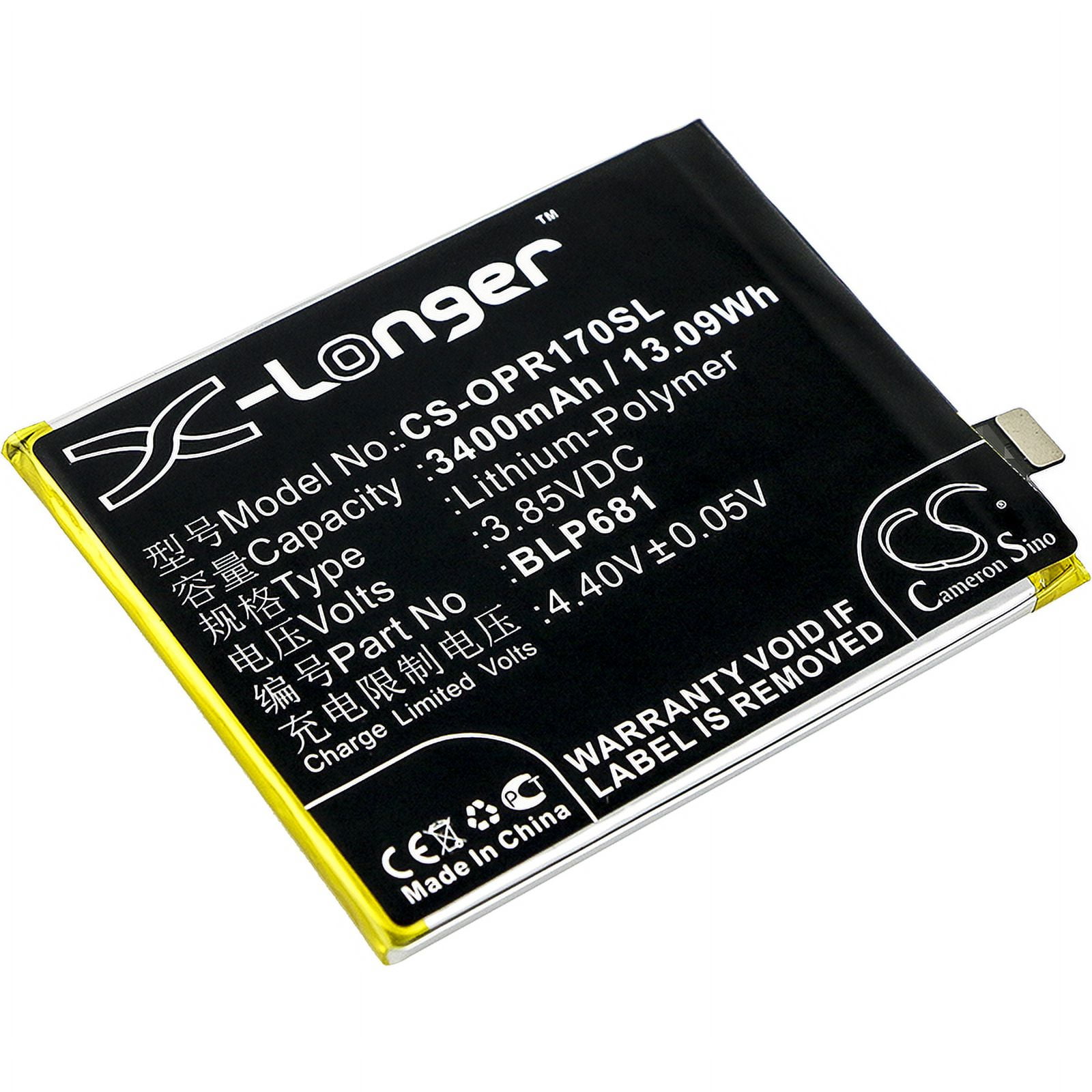 3400mAh BLP681 Battery for OPPO PAGT00 R17 R17 Dual SIM TD-LTE R17 Dual ...
