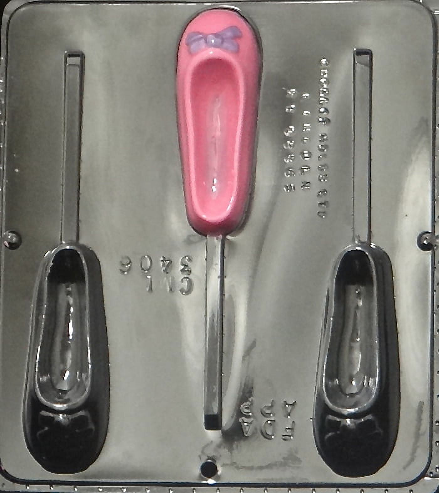 3406 Ballet Slipper Lollipop Chocolate Candy Mold - Walmart.com