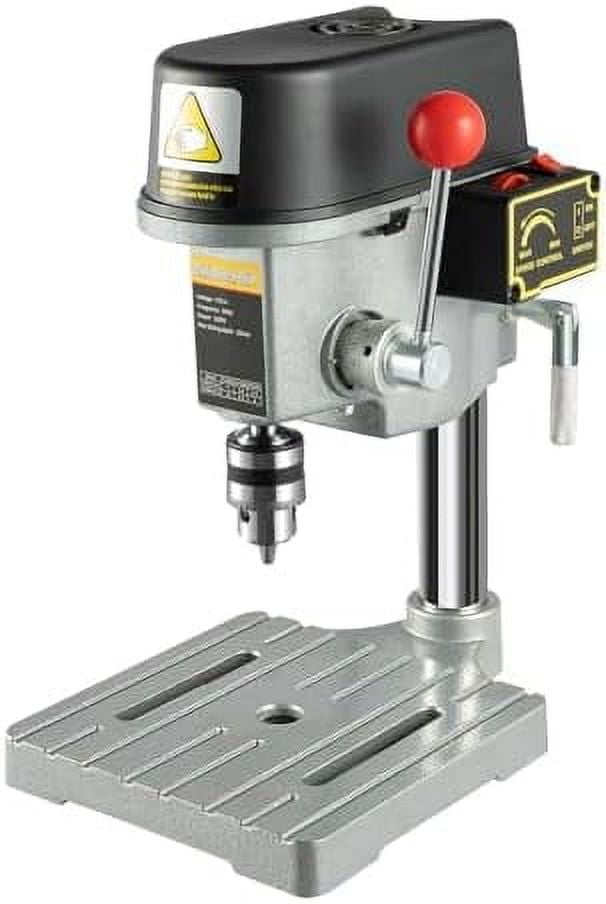 340W Mini Table Electric Drill Press, 3-Speed Bench Drill Press 10mm ...