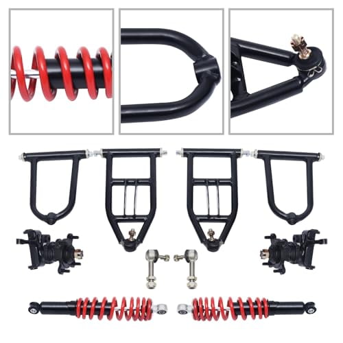 340mm Front Suspension Swingarm Kit Upper/Lower Suspension Shock Swing ...