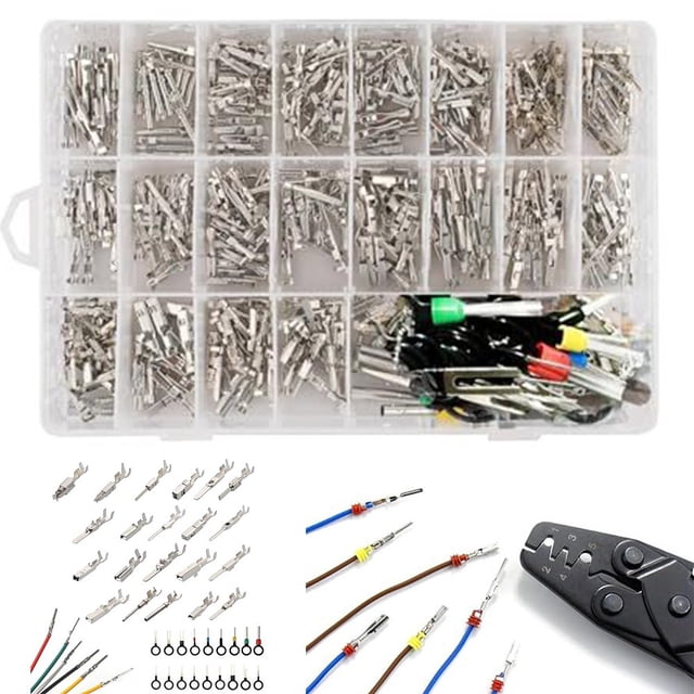 340pcs Terminal Pins Wire Harness Pins Male Female CAR Electrical ...