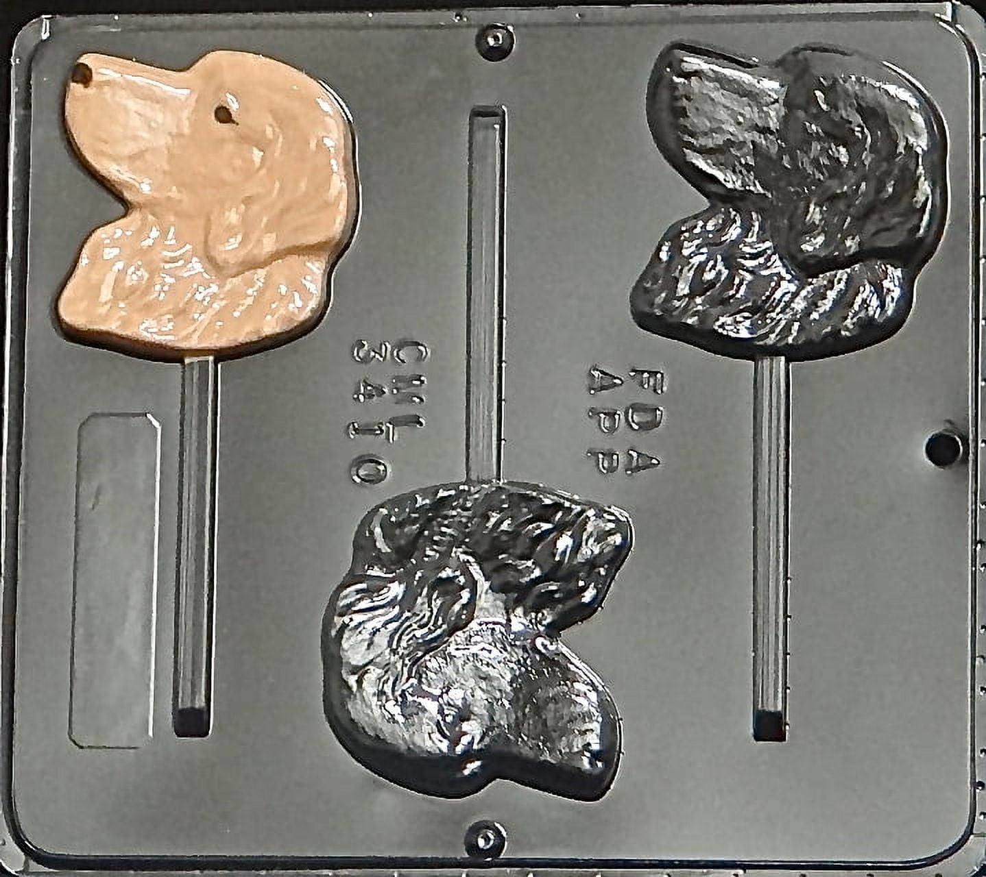 3410 Golden Retriever Dog Lollipop Chocolate Candy Mold - Walmart.com