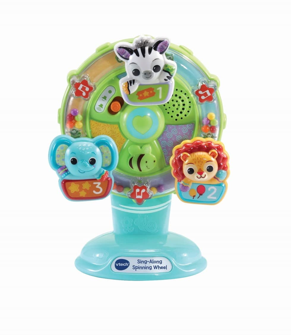 Vtech Baby Sing Along Spinning Wheel, Baby Sensory Toy With Colours ...