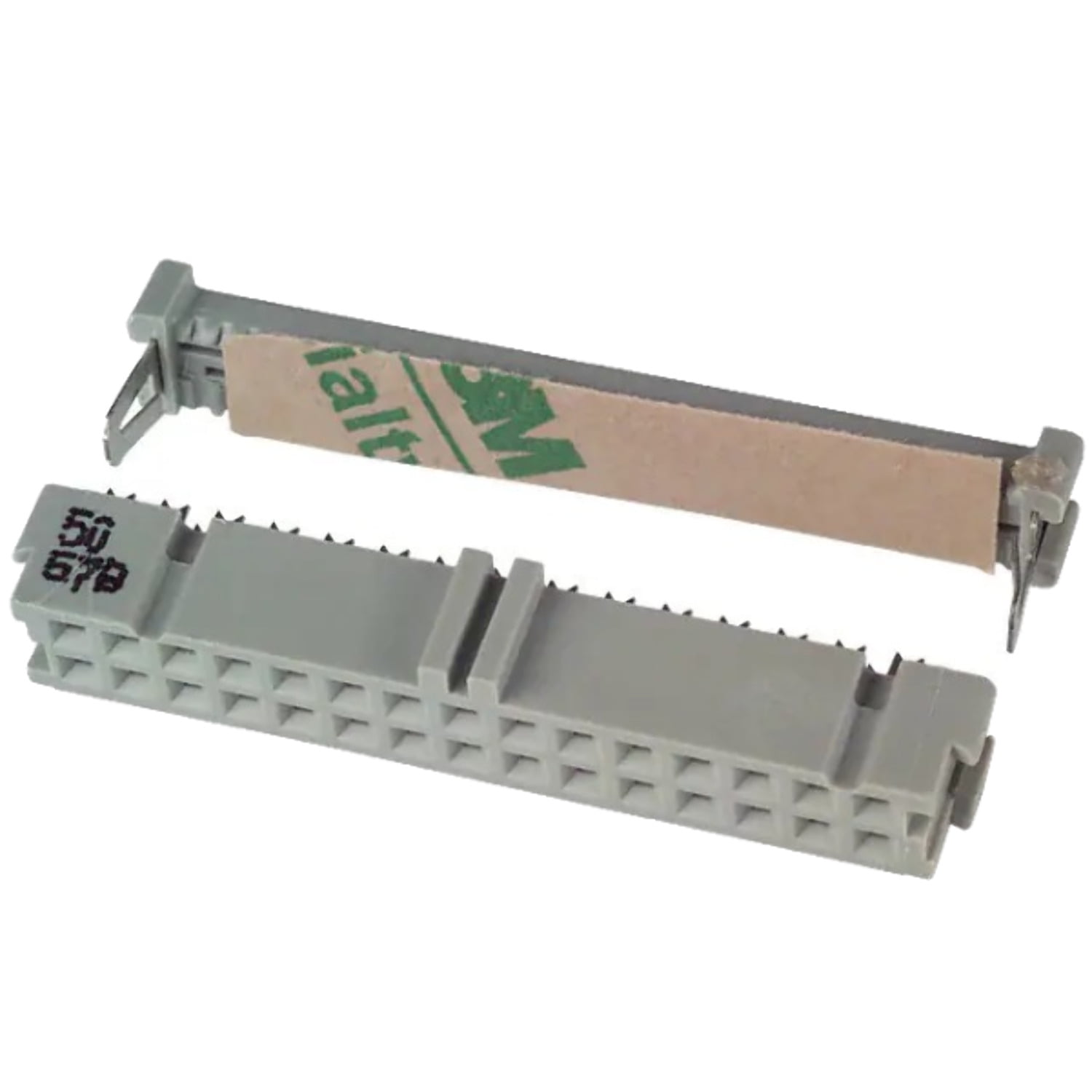 3419-6600 Connector 30 Position Rectangular Receptacle IDC Gold 26-28 ...