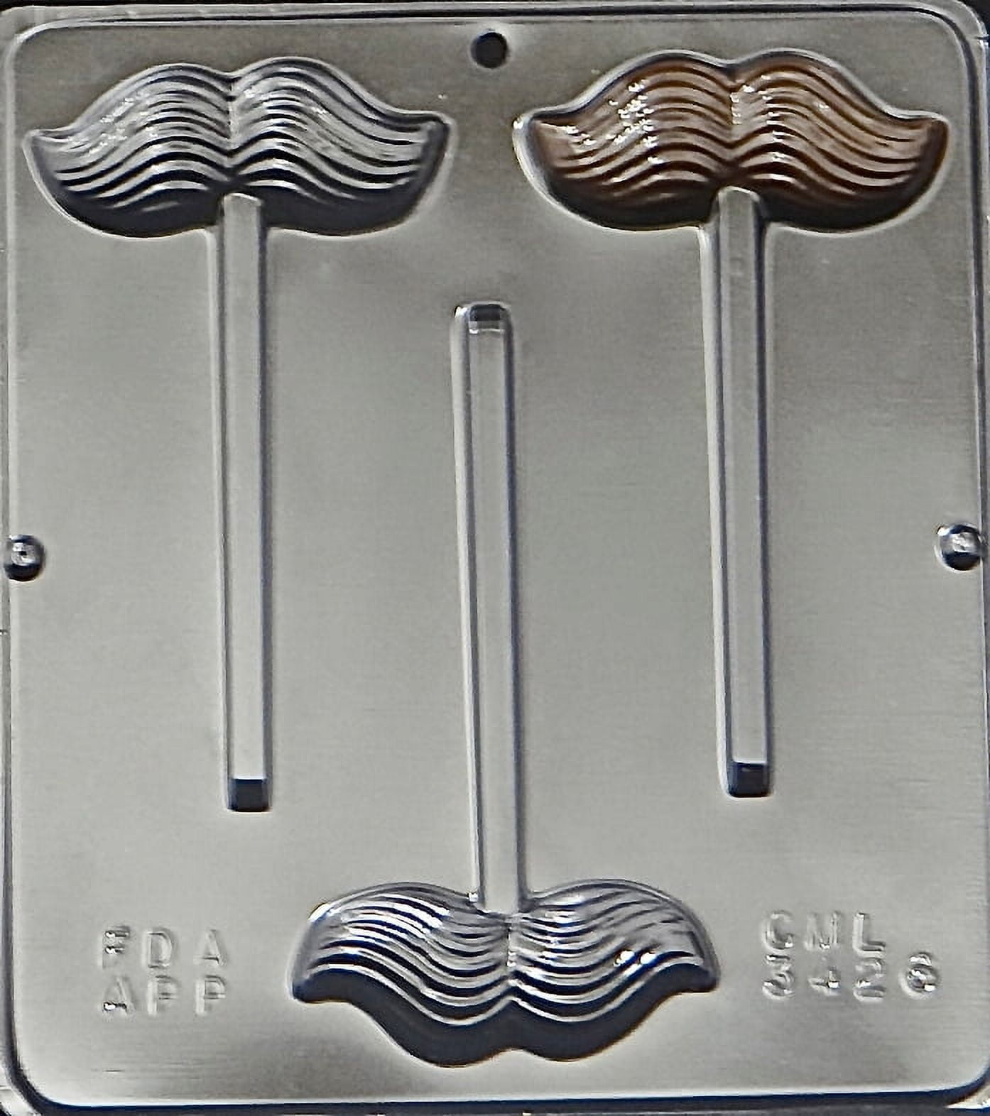3426 Mustache Lollipop Chocolate Candy Mold - Walmart.com