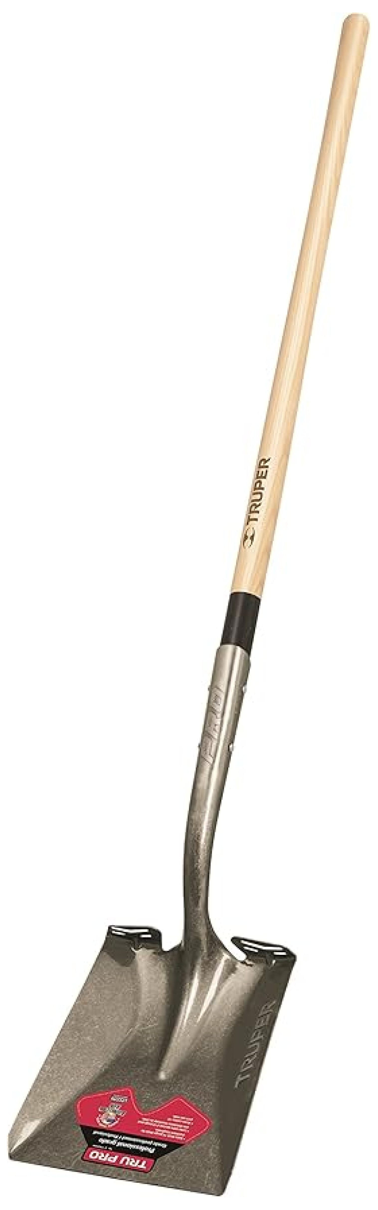 34279 Tru Pro Square-Point Shovel with Extended Socket, American Handle ...