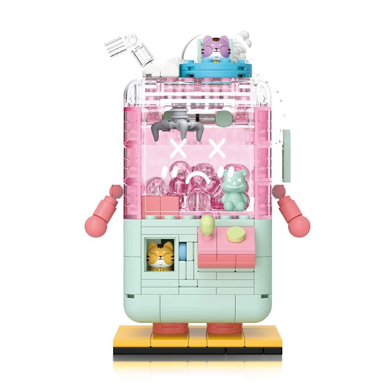 342PCS Taro Puree Bingbing Amusement Park Claw Mini Bricks Building ...