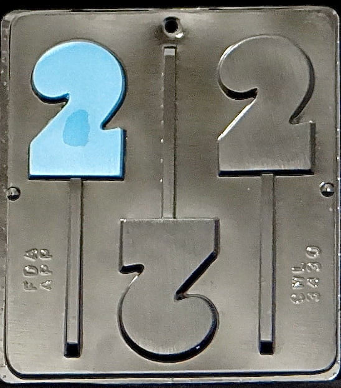 3430 Number 2 Lollipop Chocolate Candy Mold - Walmart.com
