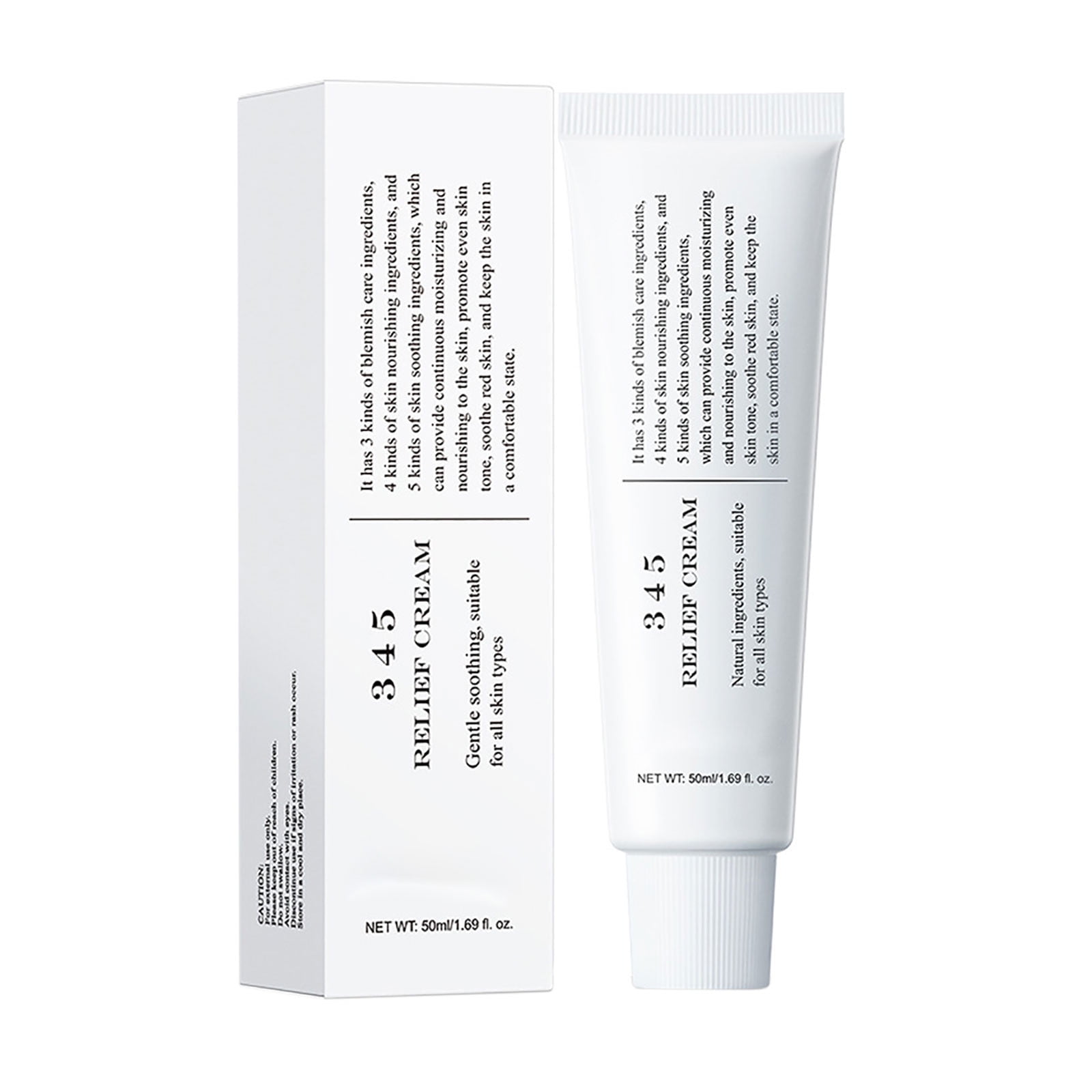 345 Relief Cream, 345 Oxygenating Face In Aluminum Tube Creams,Daily ...