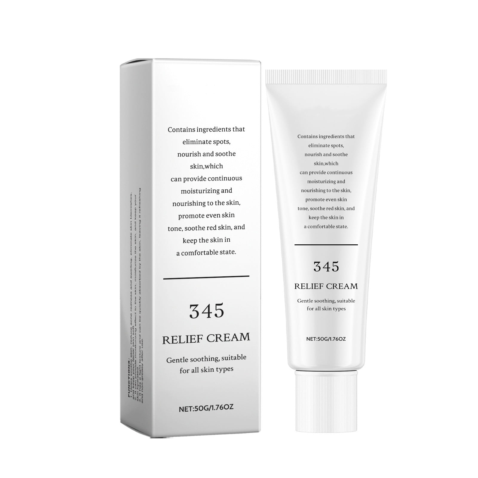 345 Relief Cream,345 Repair Cream Barrier Cream, Korean Daily Face Moisturizer Cream, Korean ...