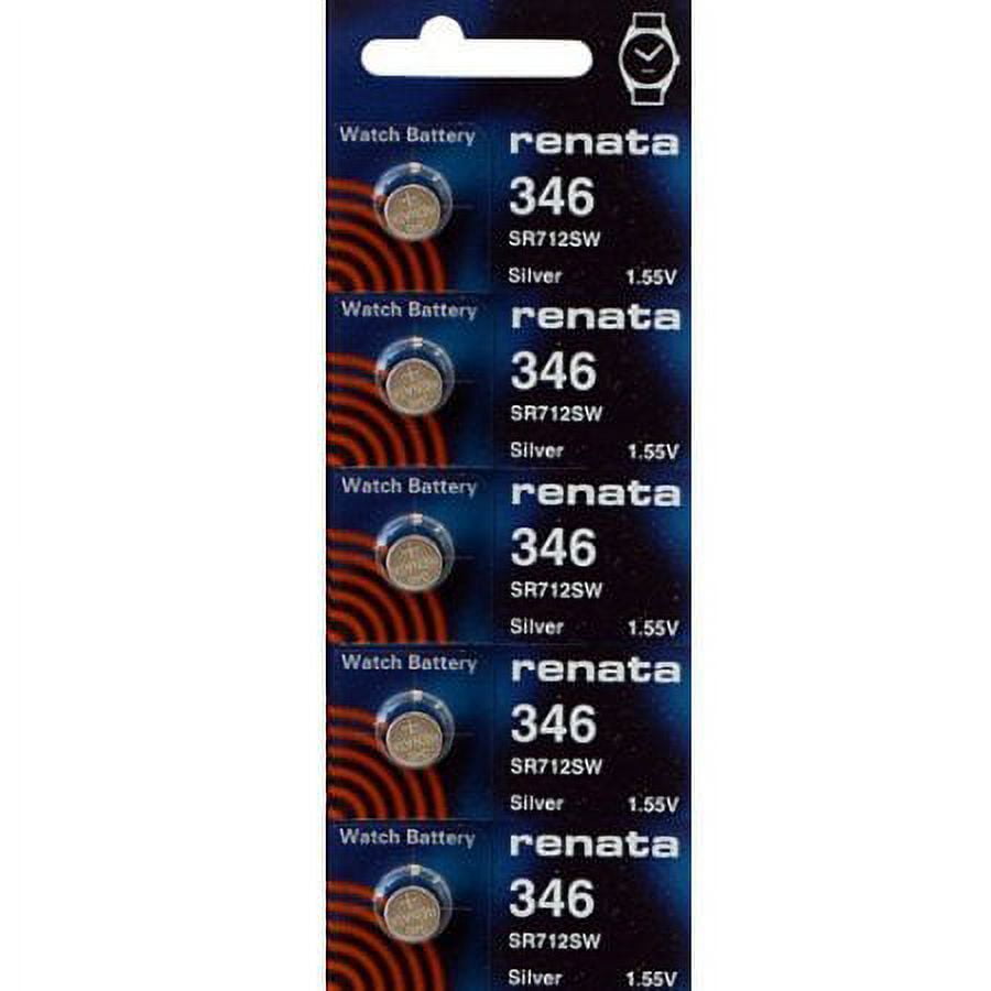 346 Watch battery - Strip of 5 Batteries - Walmart Business Supplies