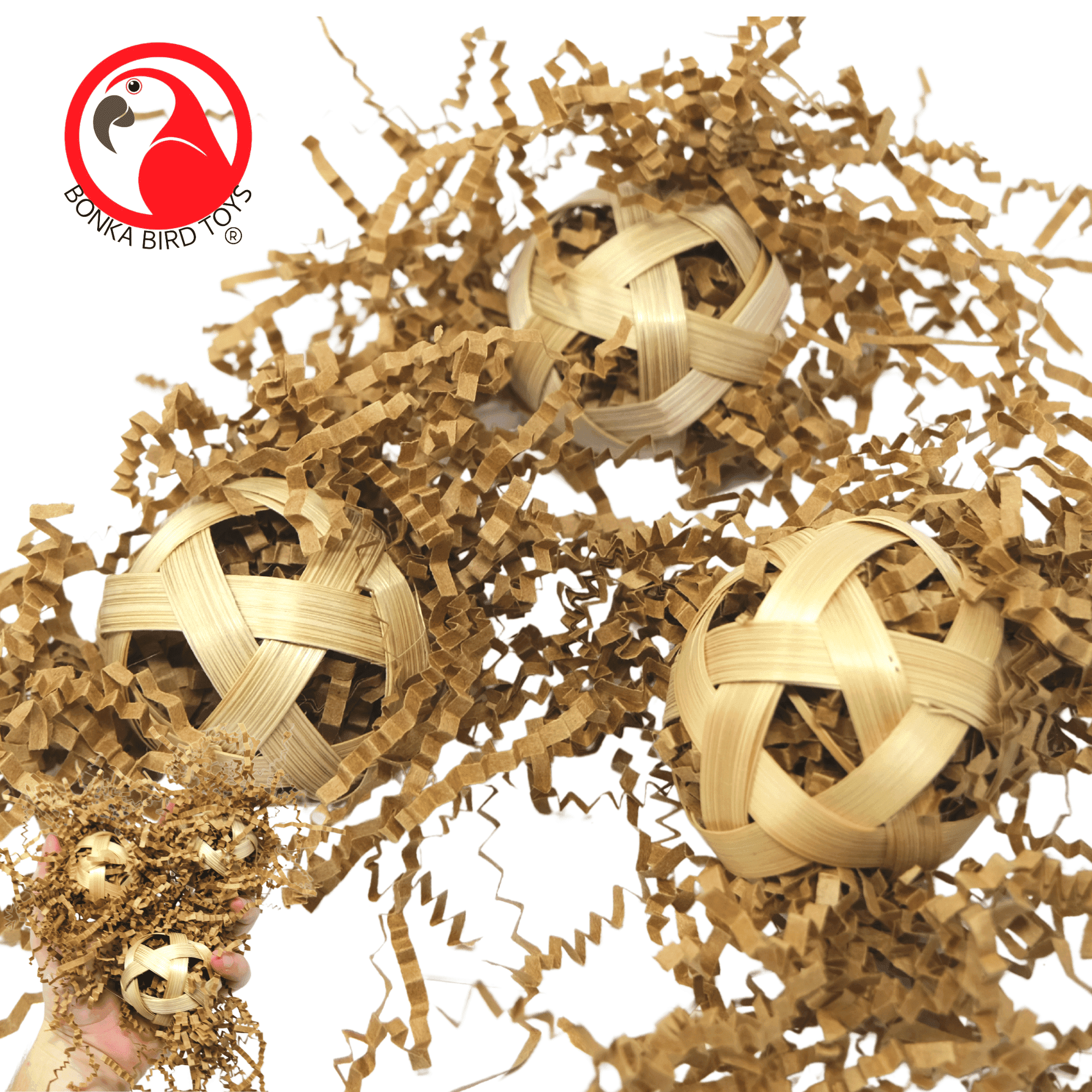 3486 PK3 Natural Stuffed 3 Inch Bamboo Balls - Walmart.com