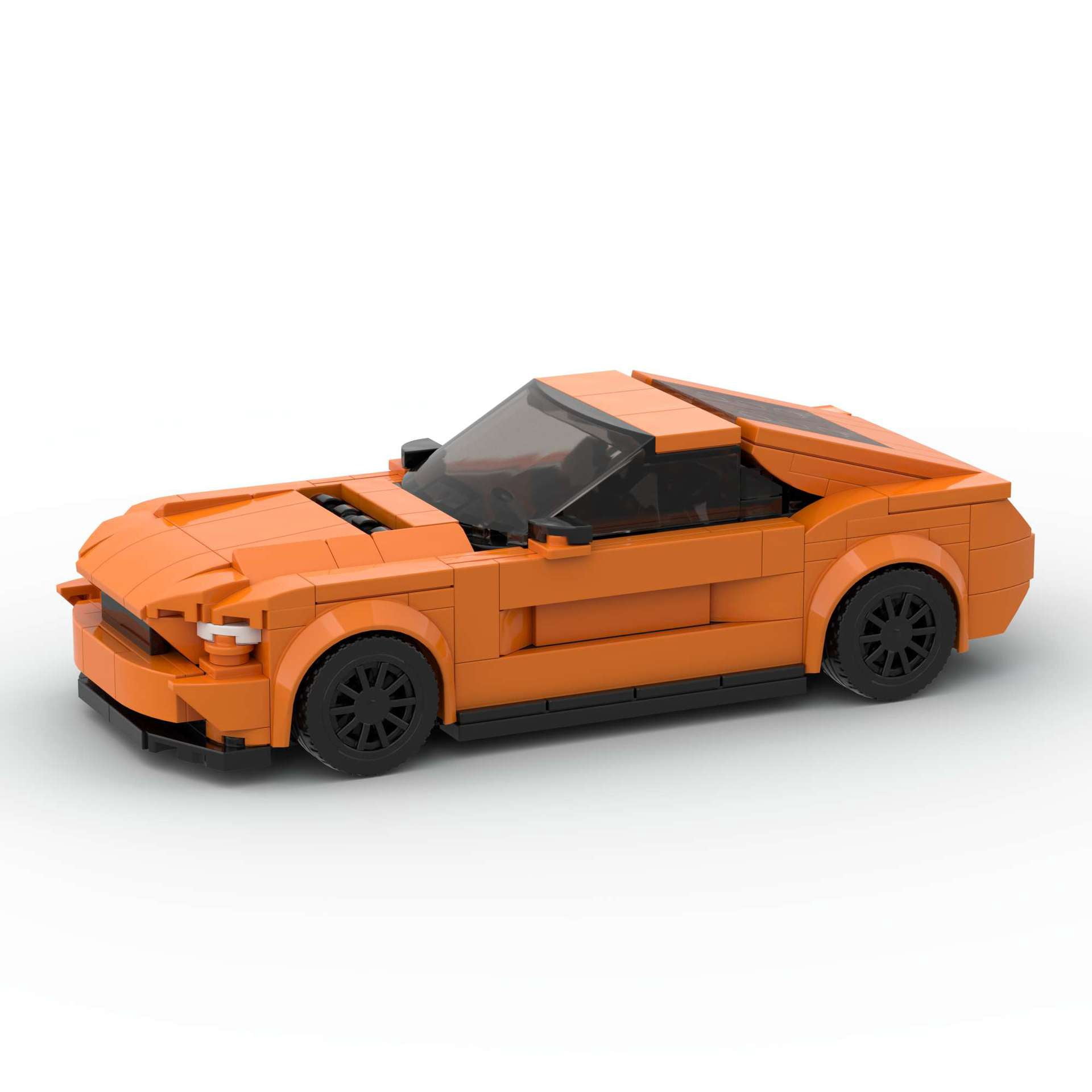 348PCS Mustang MOC(compatible with mainstream brands)Speed Champions ...