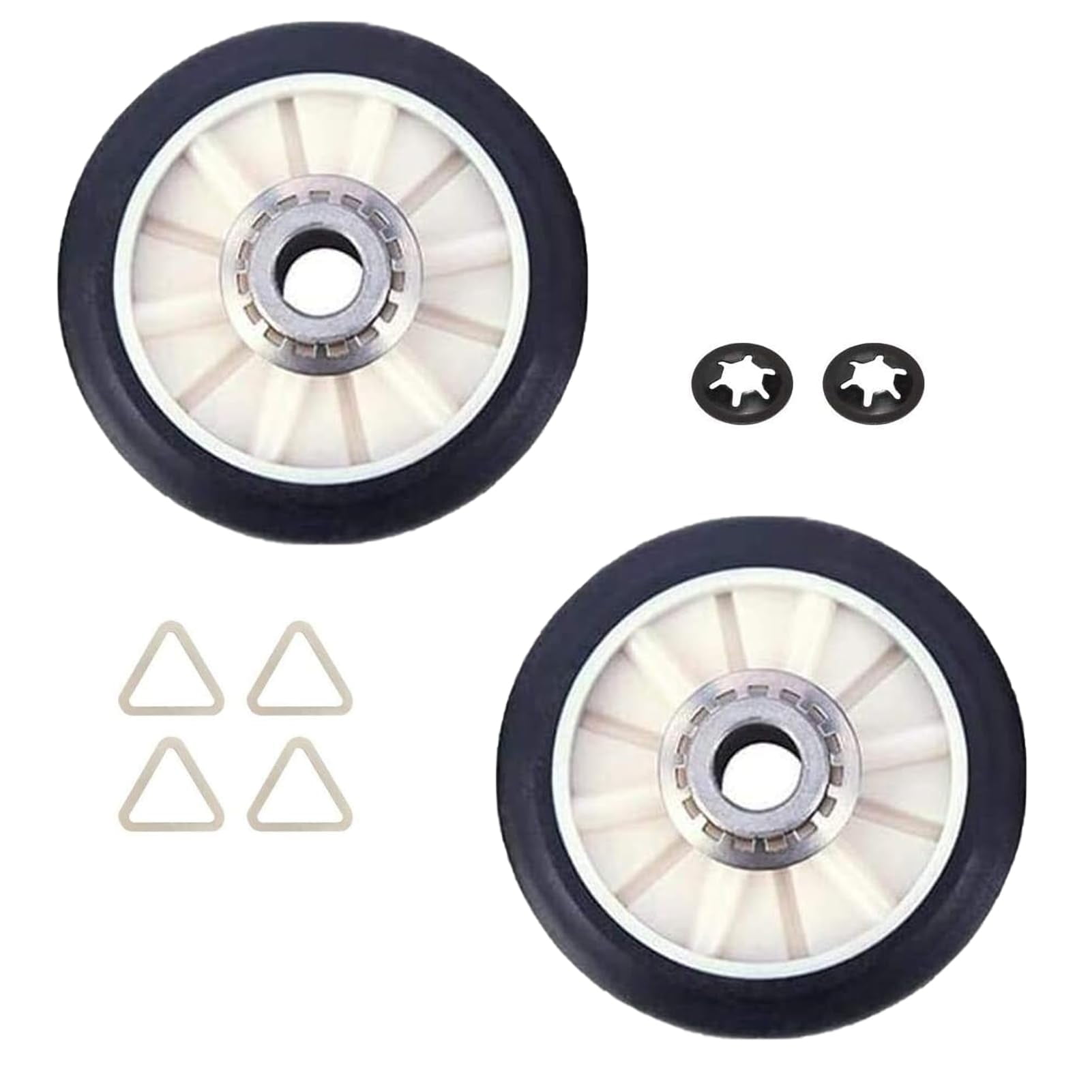 349241T Dryer Rear Drum Support Roller Kit Replacement Part-Fit for Ken ...