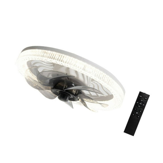 34W E27 Ceiling Fan with Light Modern Ceiling with Light and Remote ...