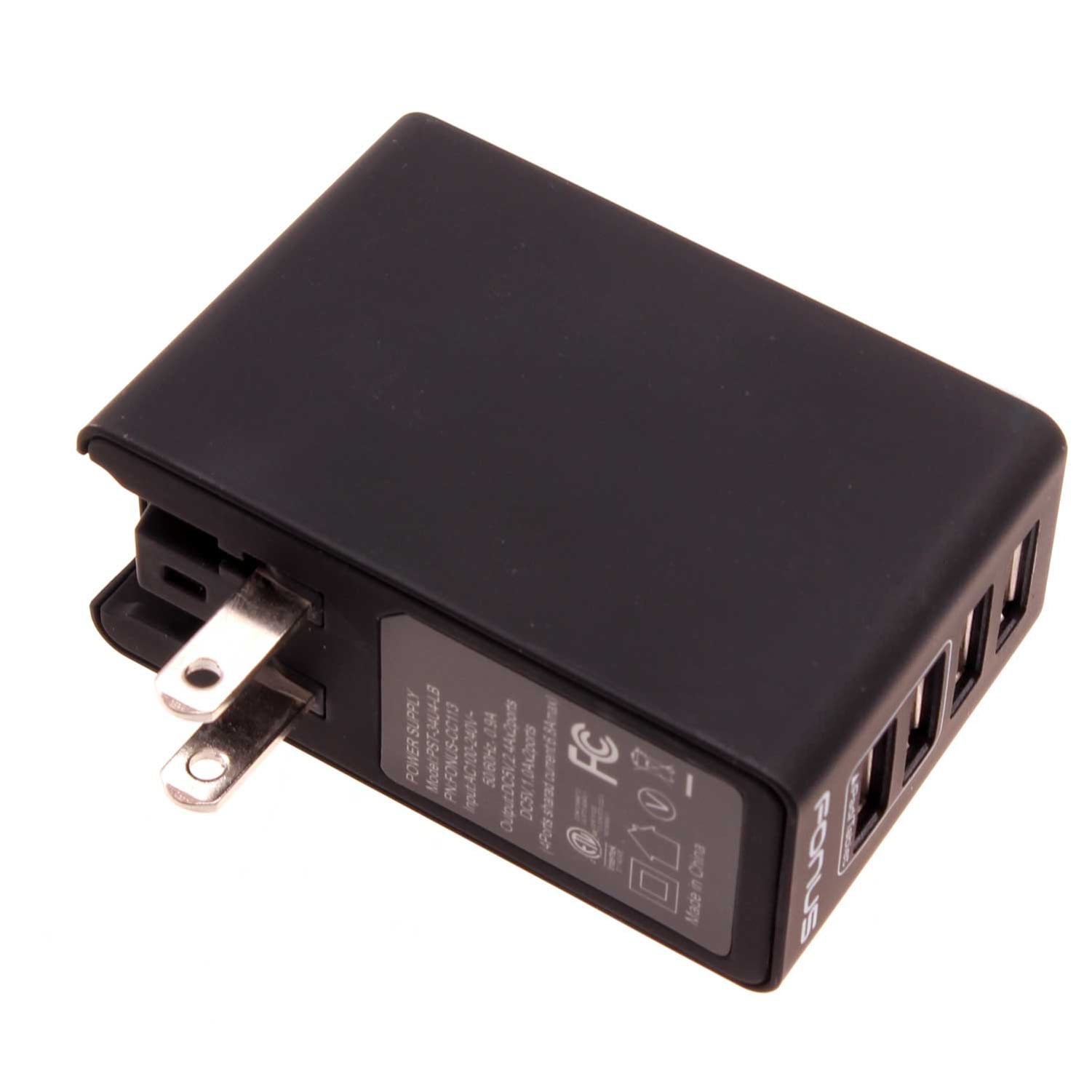 34W Home Charger for Nokia G100/G300/G310 5G - 4-Port USB 6.8A Wall AC ...