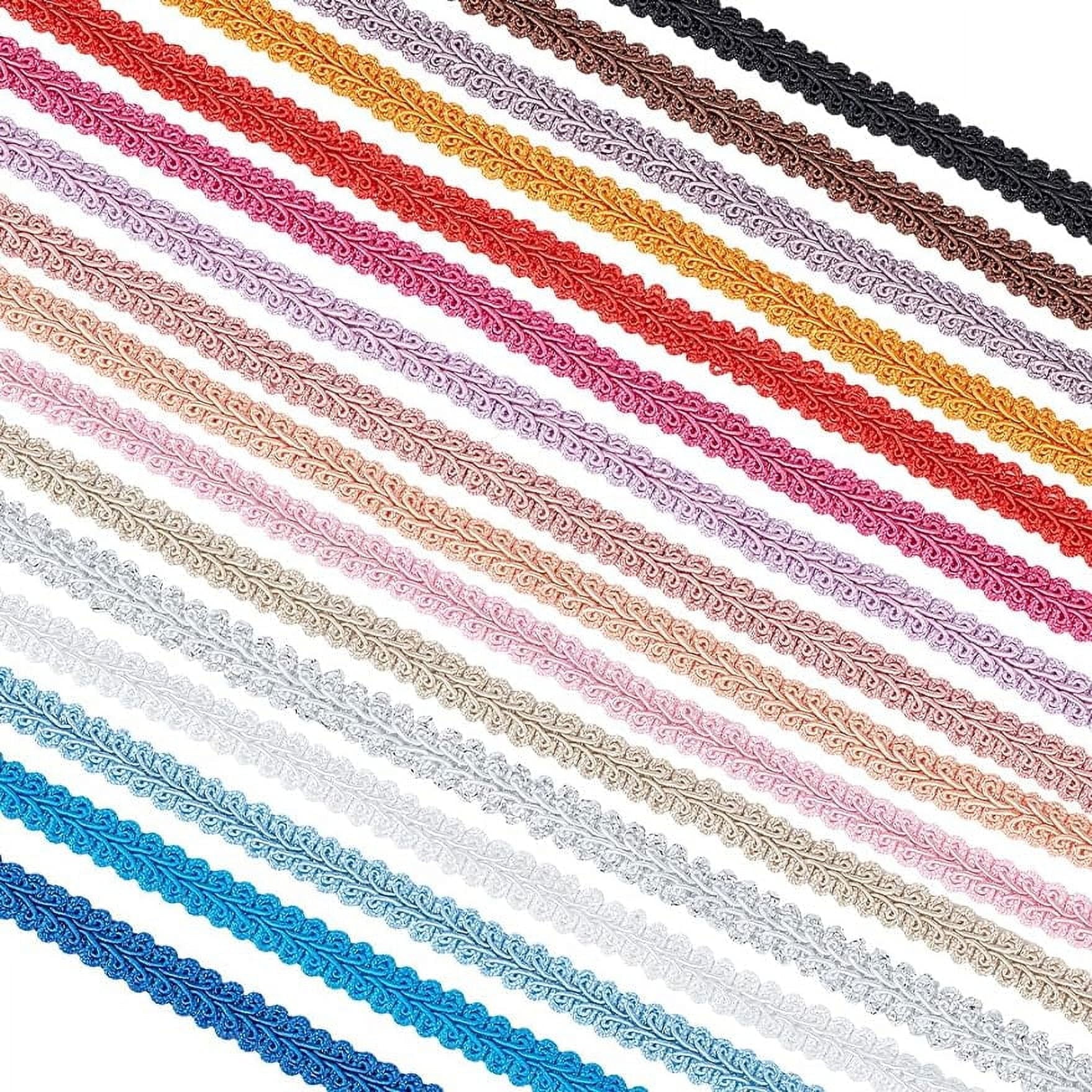 34Yards Gimp Braid Trim 16 Colors Cord Polyester Woven Braid Trim ...