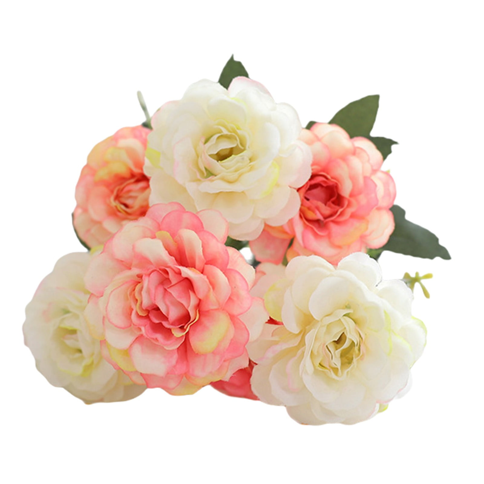 34cm Artificial Faux Silk Peony Home Bouquet (6 Count) - Walmart.com
