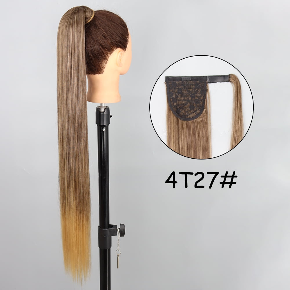 34inches Synthetic Ponytail Hair Extension Clip in Fake Wig Hairpiece ...