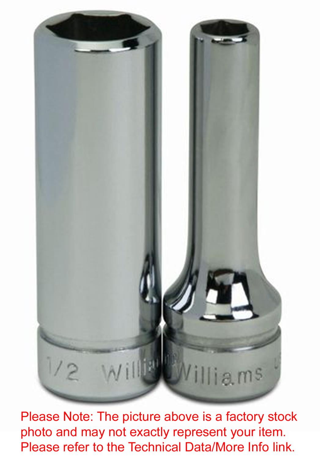 34mm x 1/2" Drive 6 Point Shallow Supertorque™ Socket, Black Industrial ...