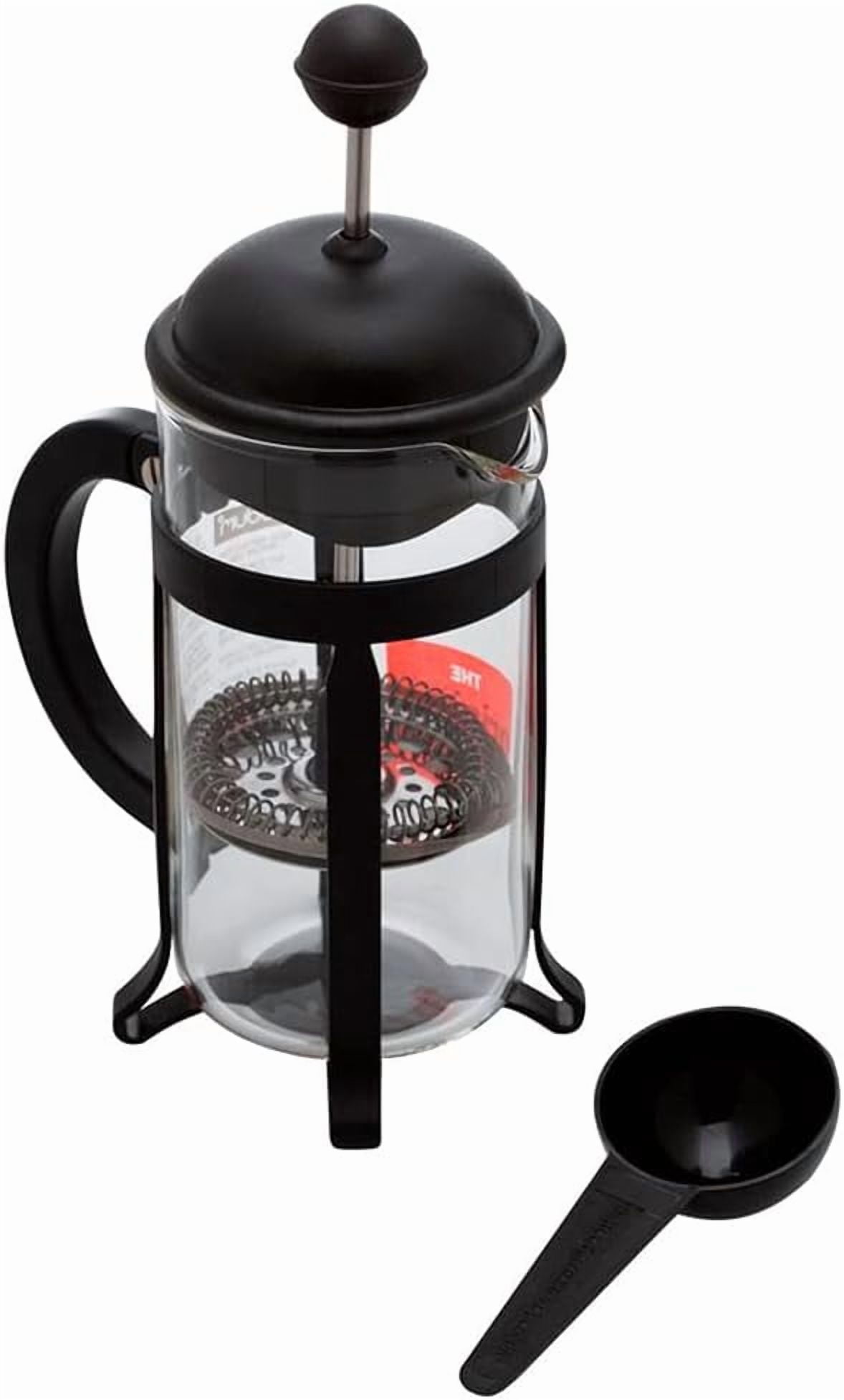 34oz Java French Press Coffee Maker, High-Heat Borosilicate Glass ...