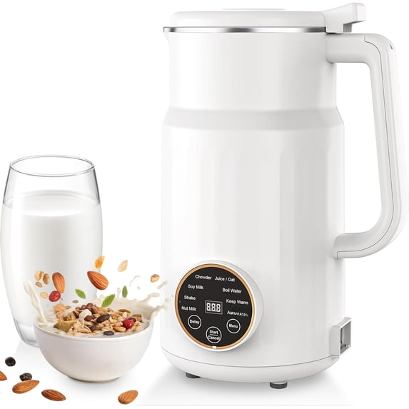 34oz Nut Milk Maker Machine,10 in 1 Automatic Based Milk Maker, Almond ...