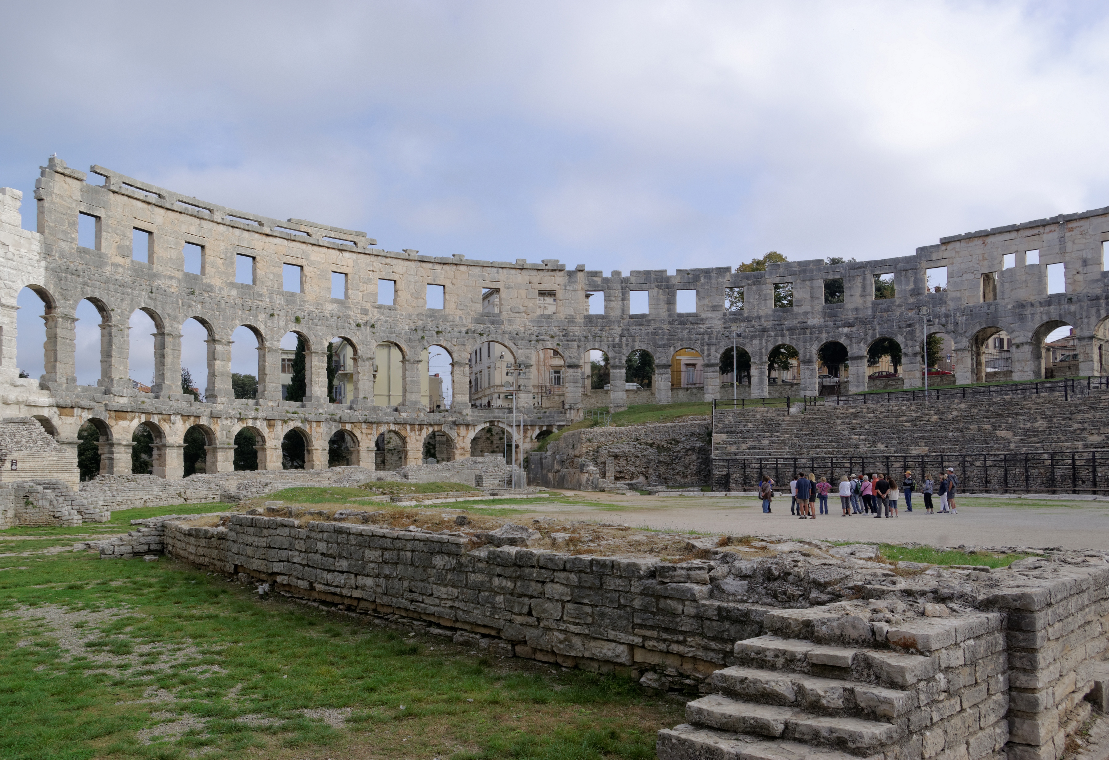 34x24in Coated Paper Croatia, Pula, Amphitheatre - Walmart.com