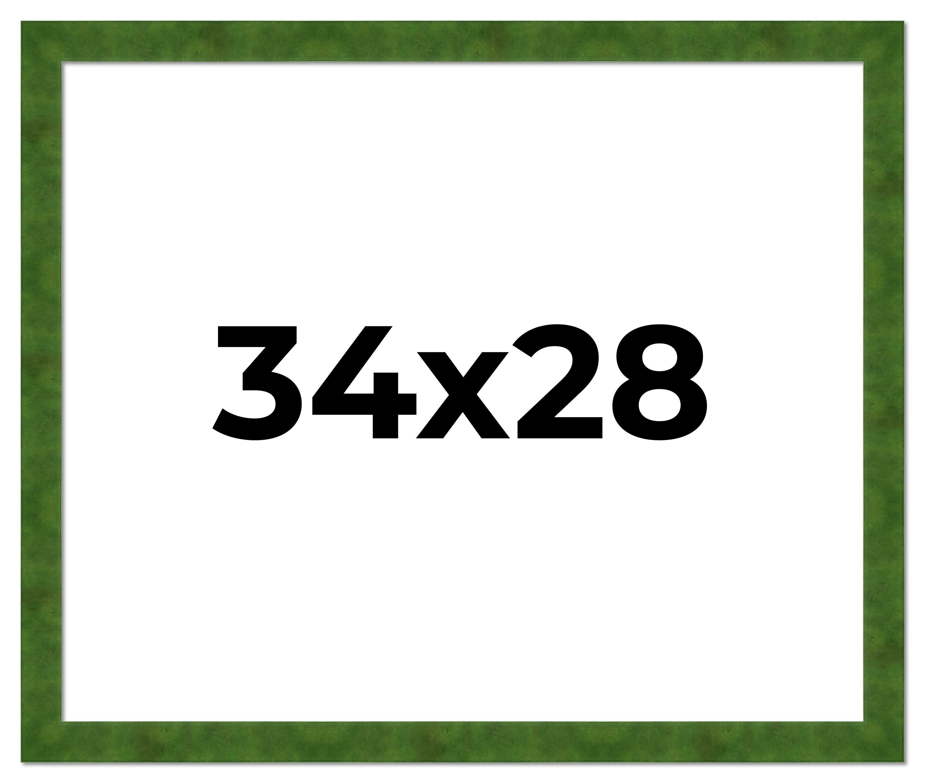 34x28 Frame Green Burl Solid Wood Picture Frame | 1.75 Inches Moulding ...