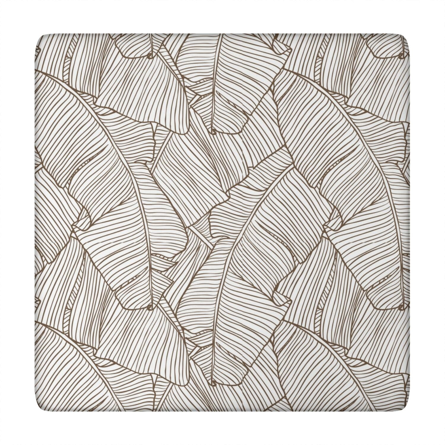 34x34 Inch Bohemian Style Square Tablecloth with Elastic Border, Fitted ...