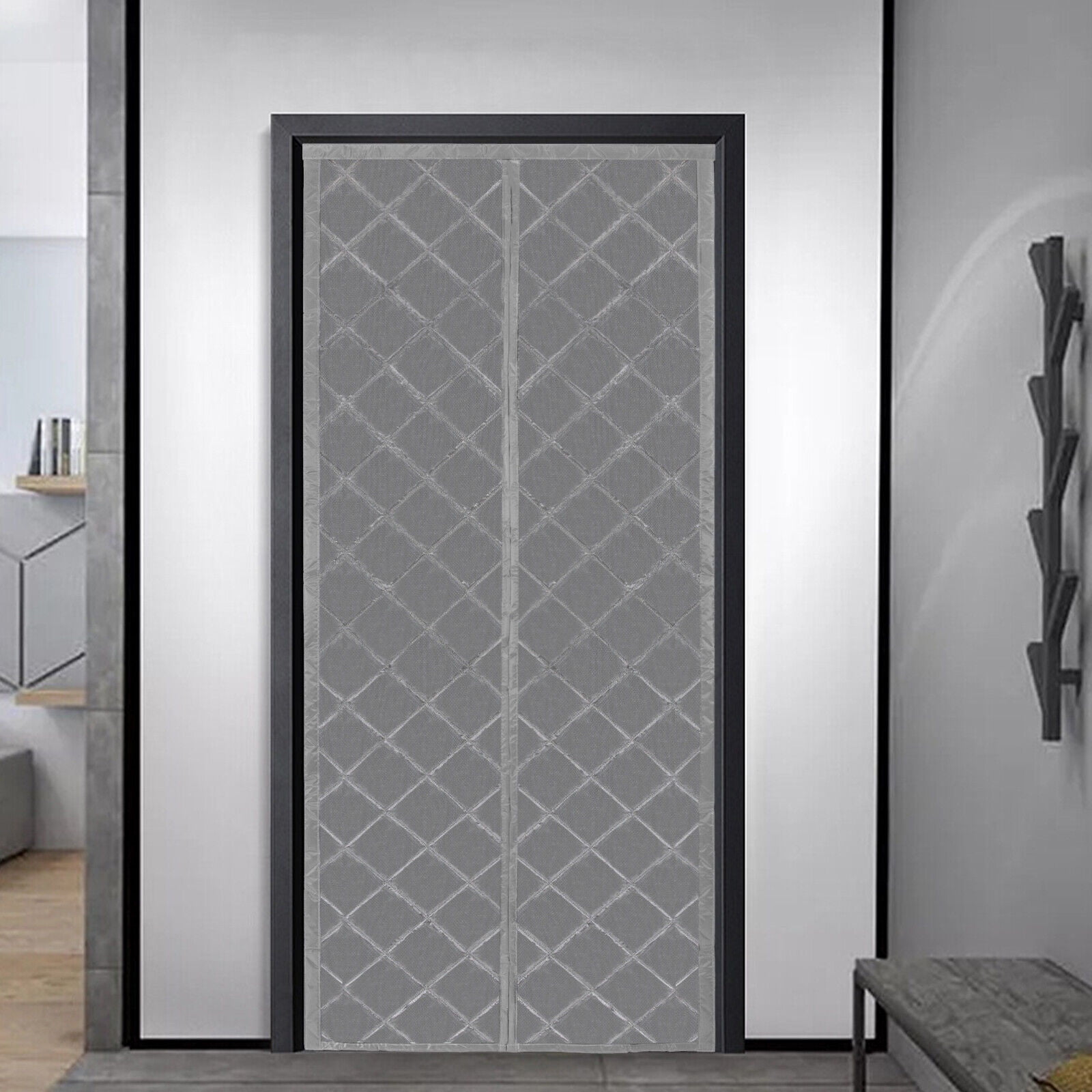 34x82" Magnetic Insulated Door Curtain Thermal Door Cover Door Covers ...