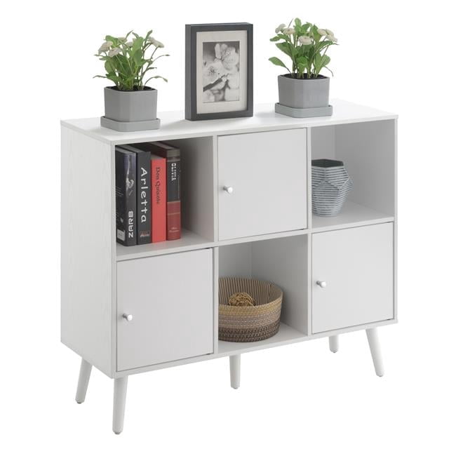 35.25 x 11.50 x 29.75 in. Xtra Storage 3 Door Cabinet Console Table ...