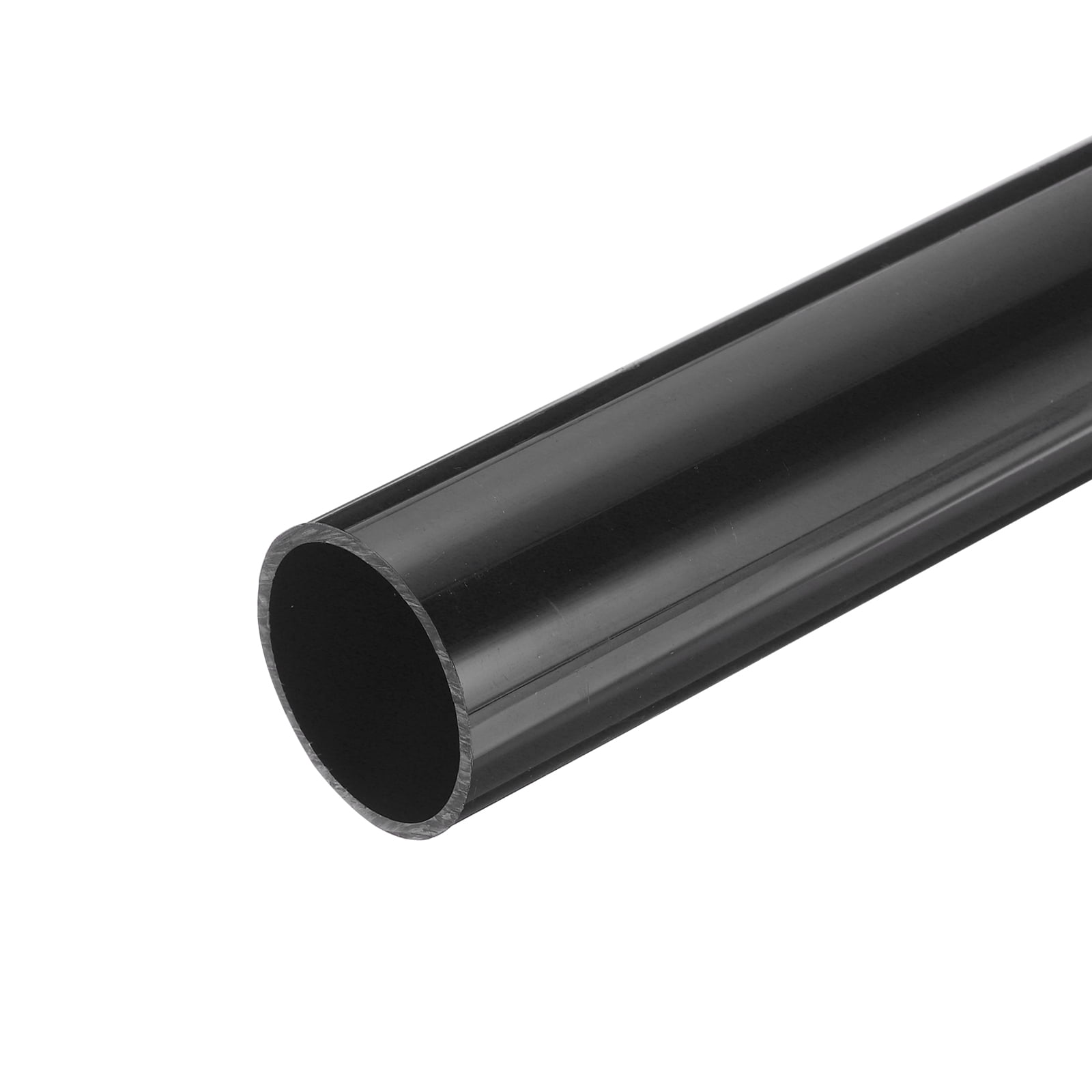 Uxcell 35.2mm ID 40mm OD 0.33m Black Rigid Round Pipe High Impact ...