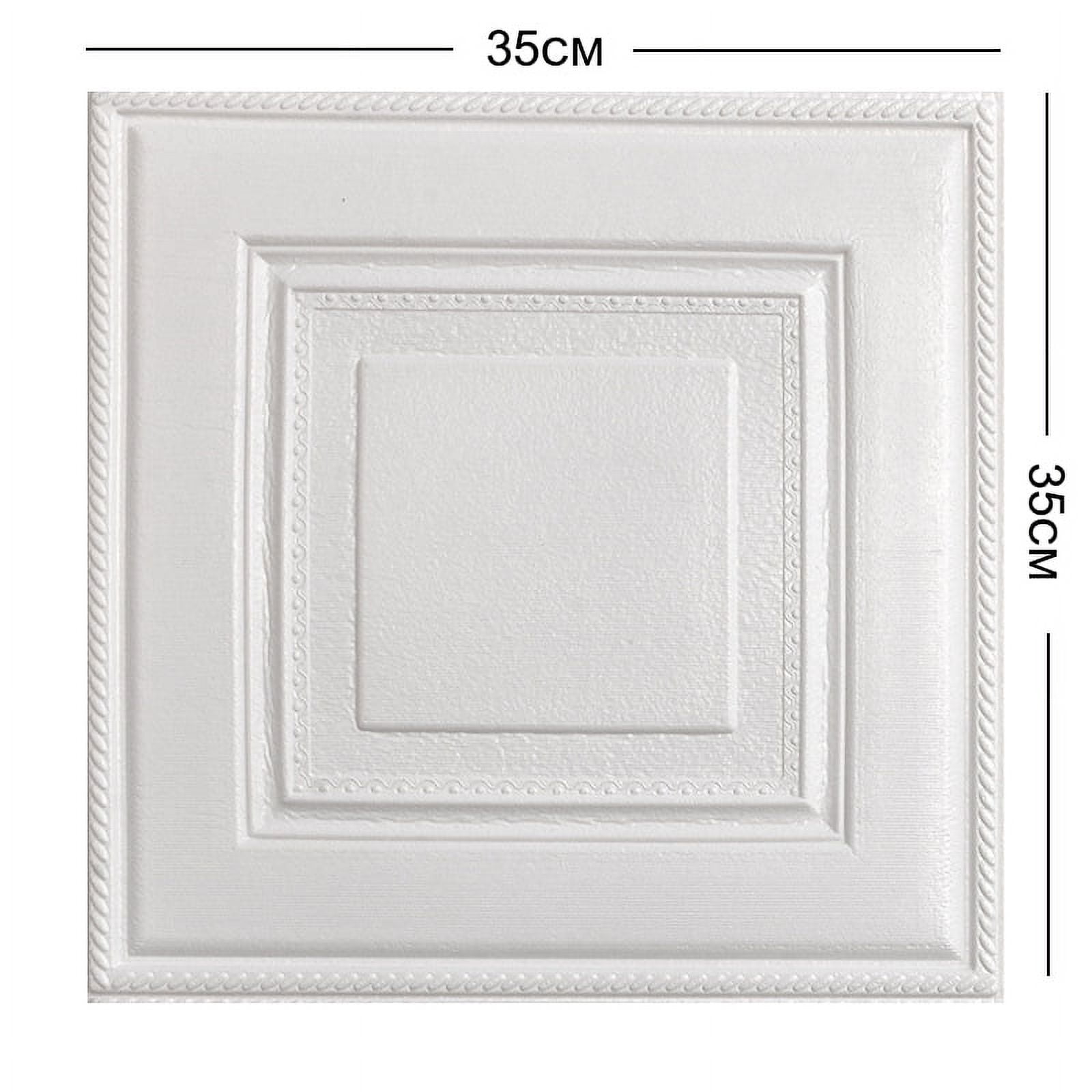 35*35cm Room Decor Self-adhesive Wallpaper Waterproof Roof Wall ...