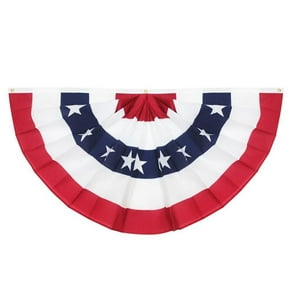 Patriotic Half Circle American Flags for Outdoor & Indoor Celebrations