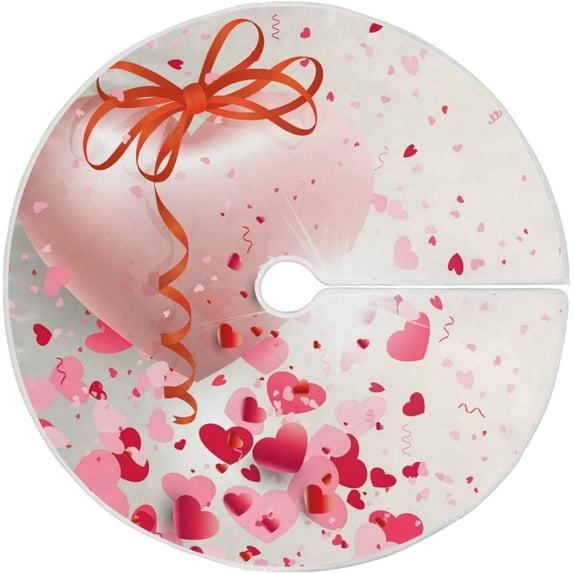 35.4" Easter Christmas Tree Skirt,Easter Colorful Eggs Cute Bunny ...