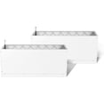 35.4" L X 11.8" W X 15.7" H Rectangular Planter Box with Drainage Holes ...