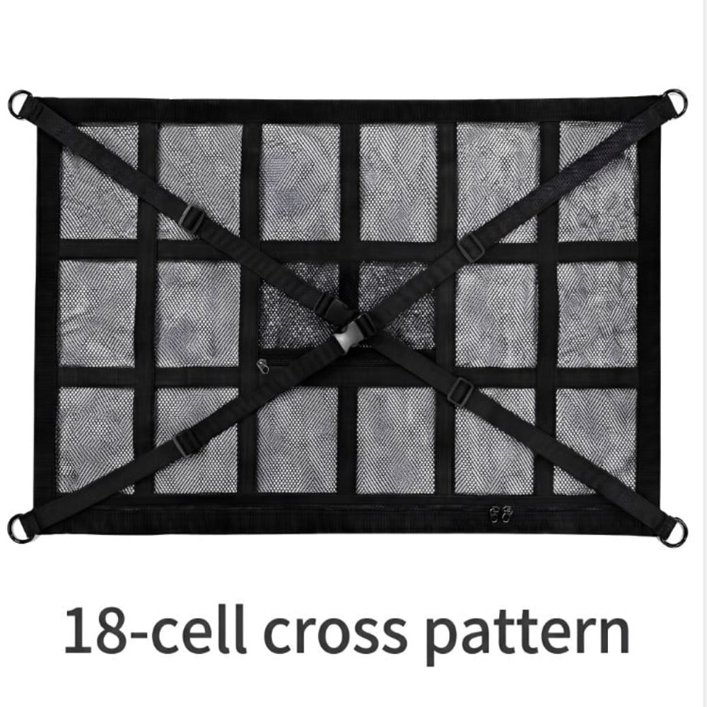 35.4 x 23.6 Inch Double Layer Car Ceiling Storage Net, Universal Roof ...